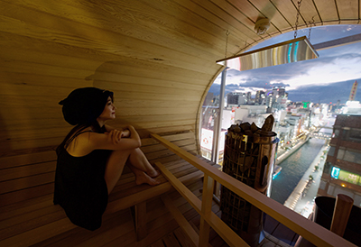 ＜Dotonbori Sauna＞A Facility Where You Can Freely Enjoy a Sauna in the Heart of Osaka｜Osaka City ...